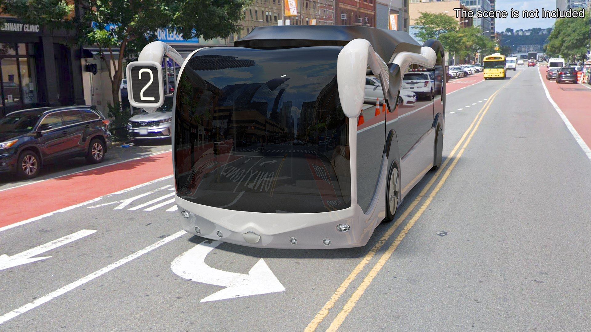 3D Futuristic Electric Bus Concept White Rigged Model - TurboSquid 2250950