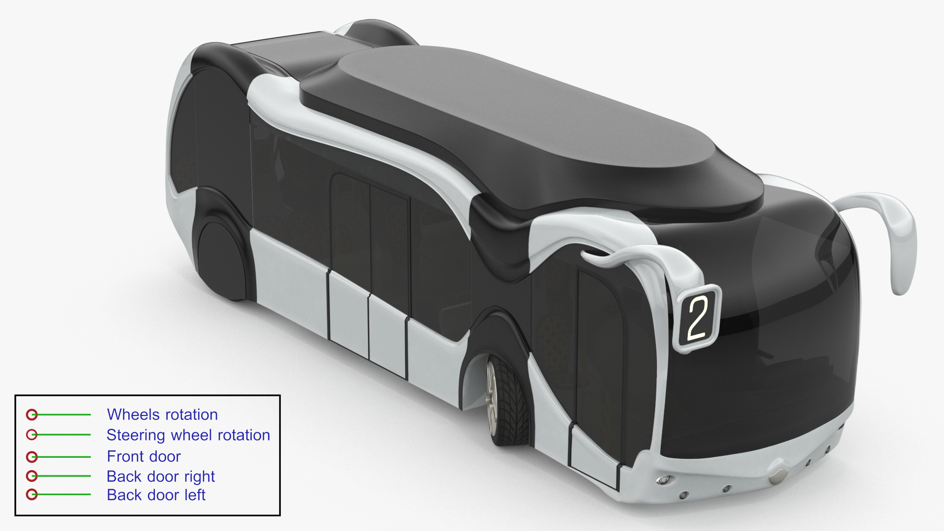 3D Futuristic Electric Bus Concept White Rigged Model - TurboSquid 2250950