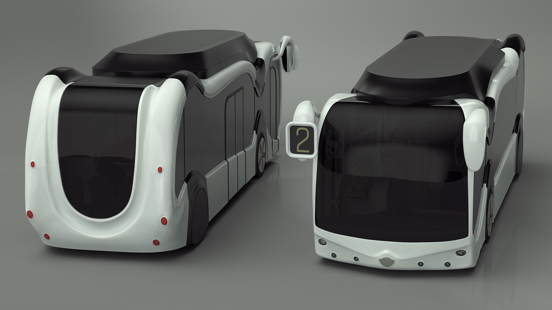 3D Futuristic Electric Bus Concept White Rigged Model - TurboSquid 2250950