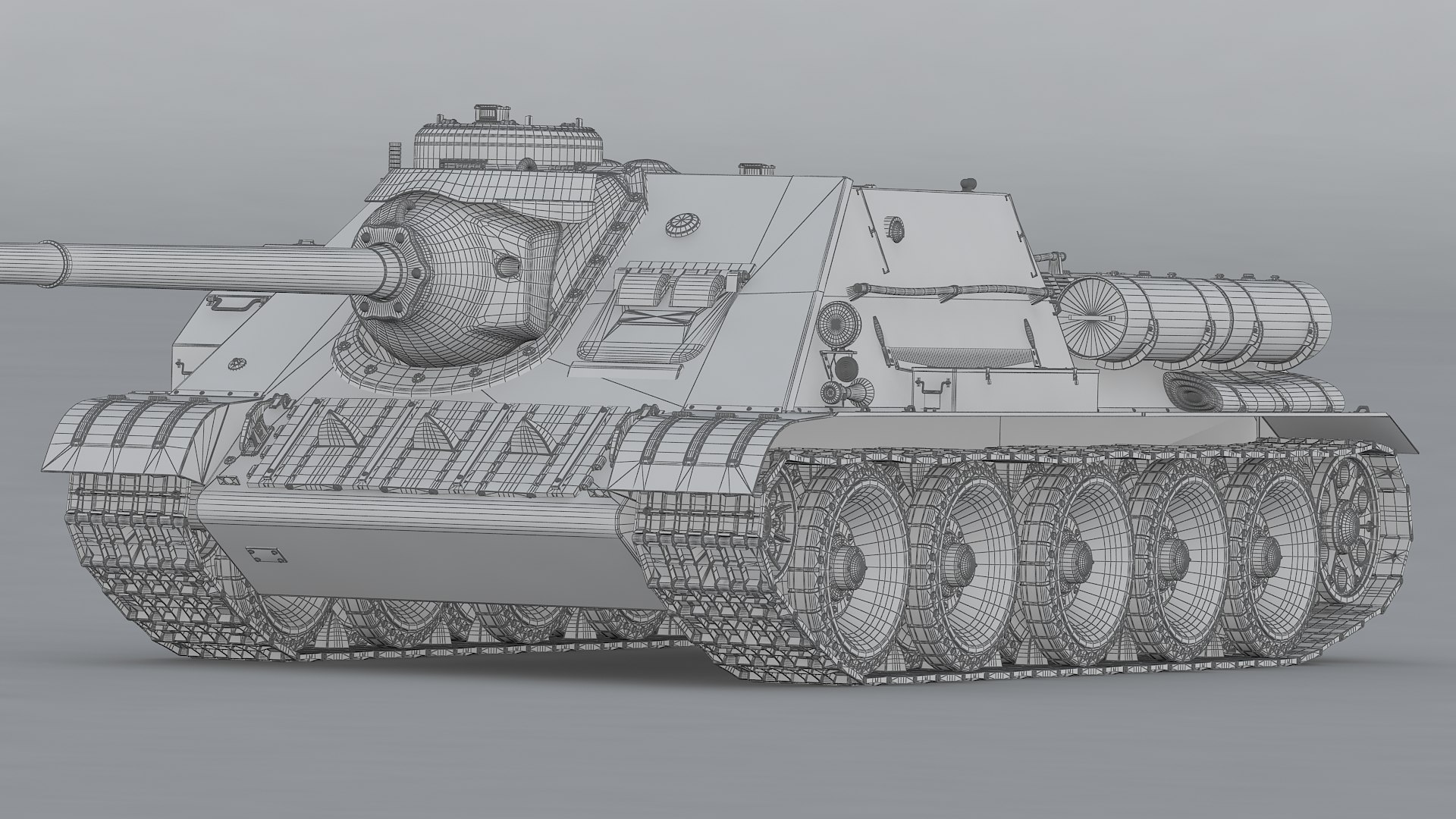 Ussr Su 100 Model - TurboSquid 1701898