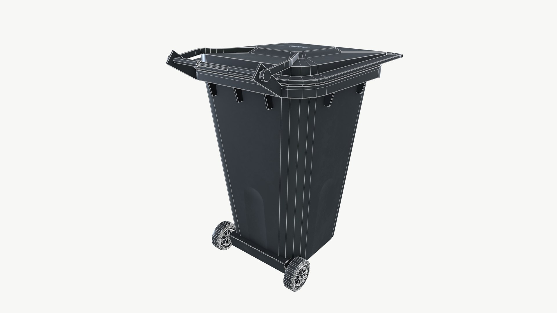 3D Dustbin - TurboSquid 2260919