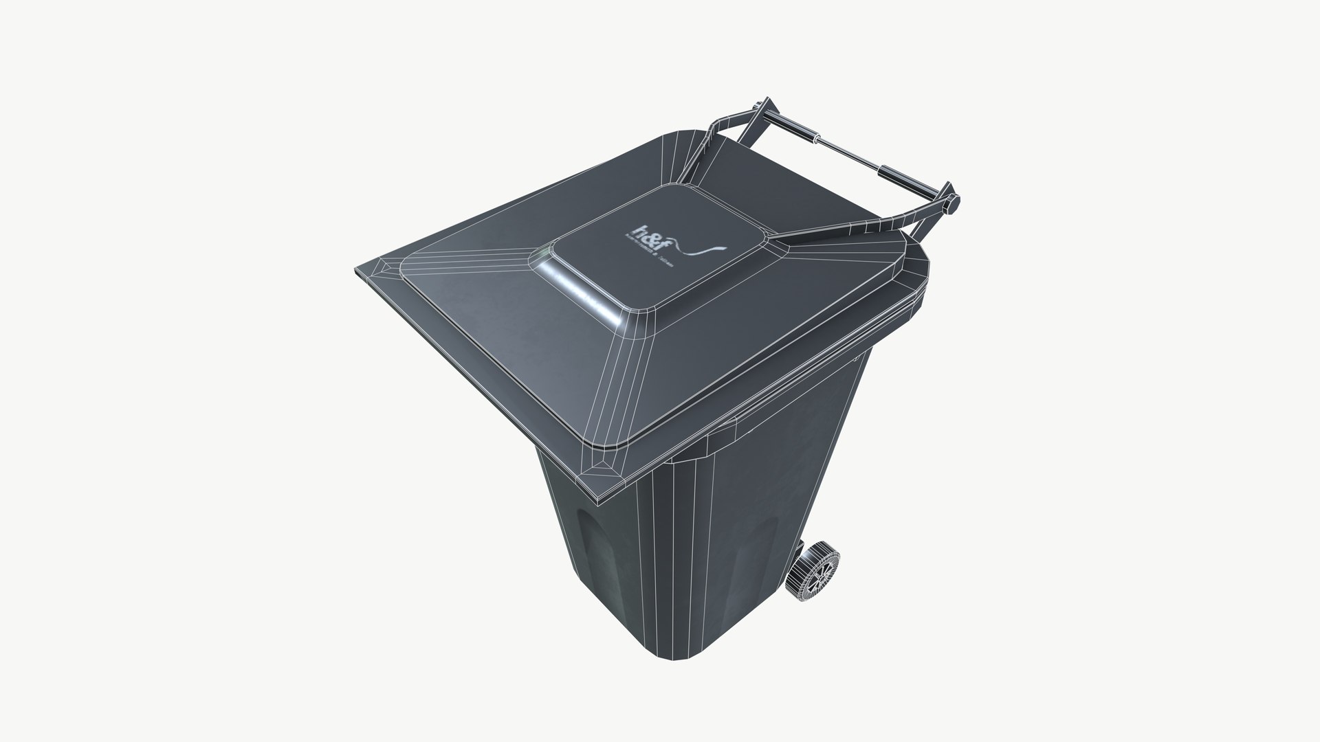 3D Dustbin - TurboSquid 2260919