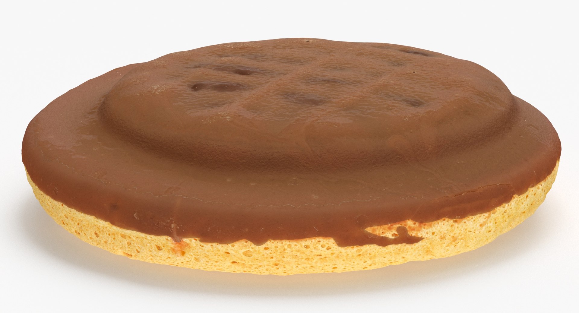 3D Chocolate Jaffa Cake With Raspberry Jelly 02 - TurboSquid 1828907