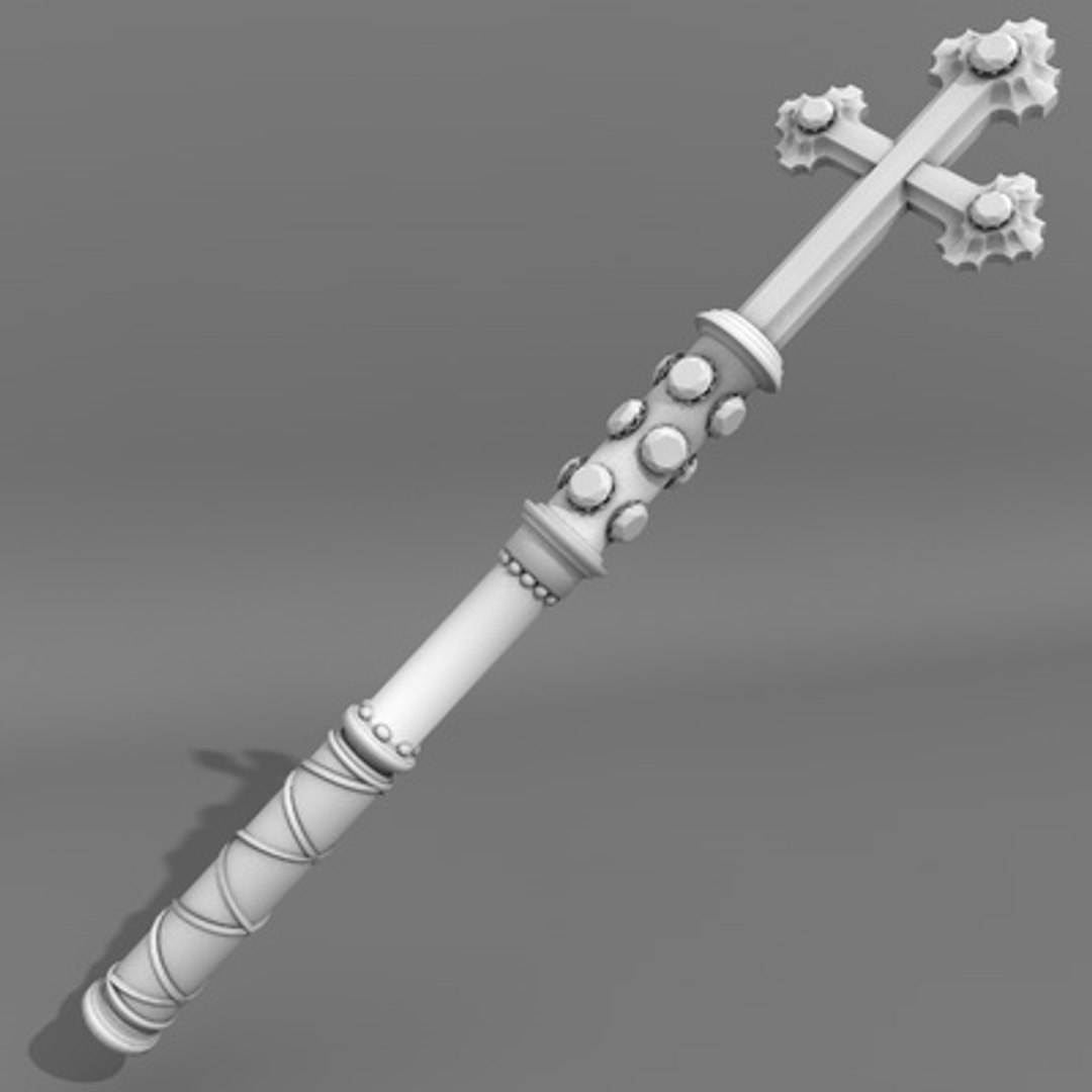 Kings Sceptre 3d Model