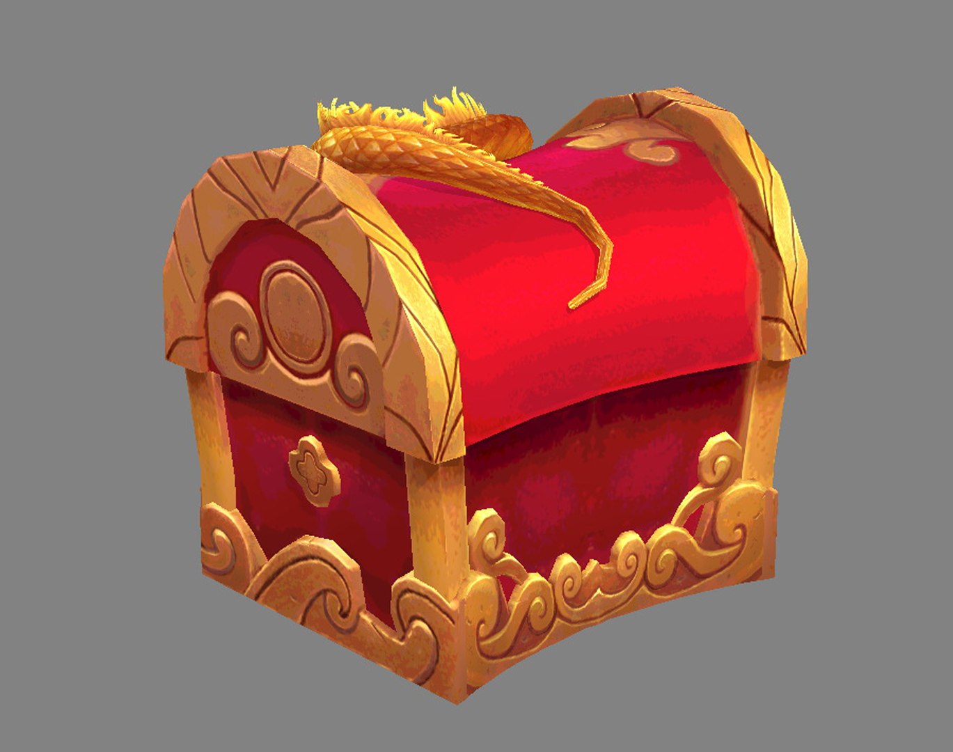 Treasure Chest Dragon 3D Model - TurboSquid 1702919