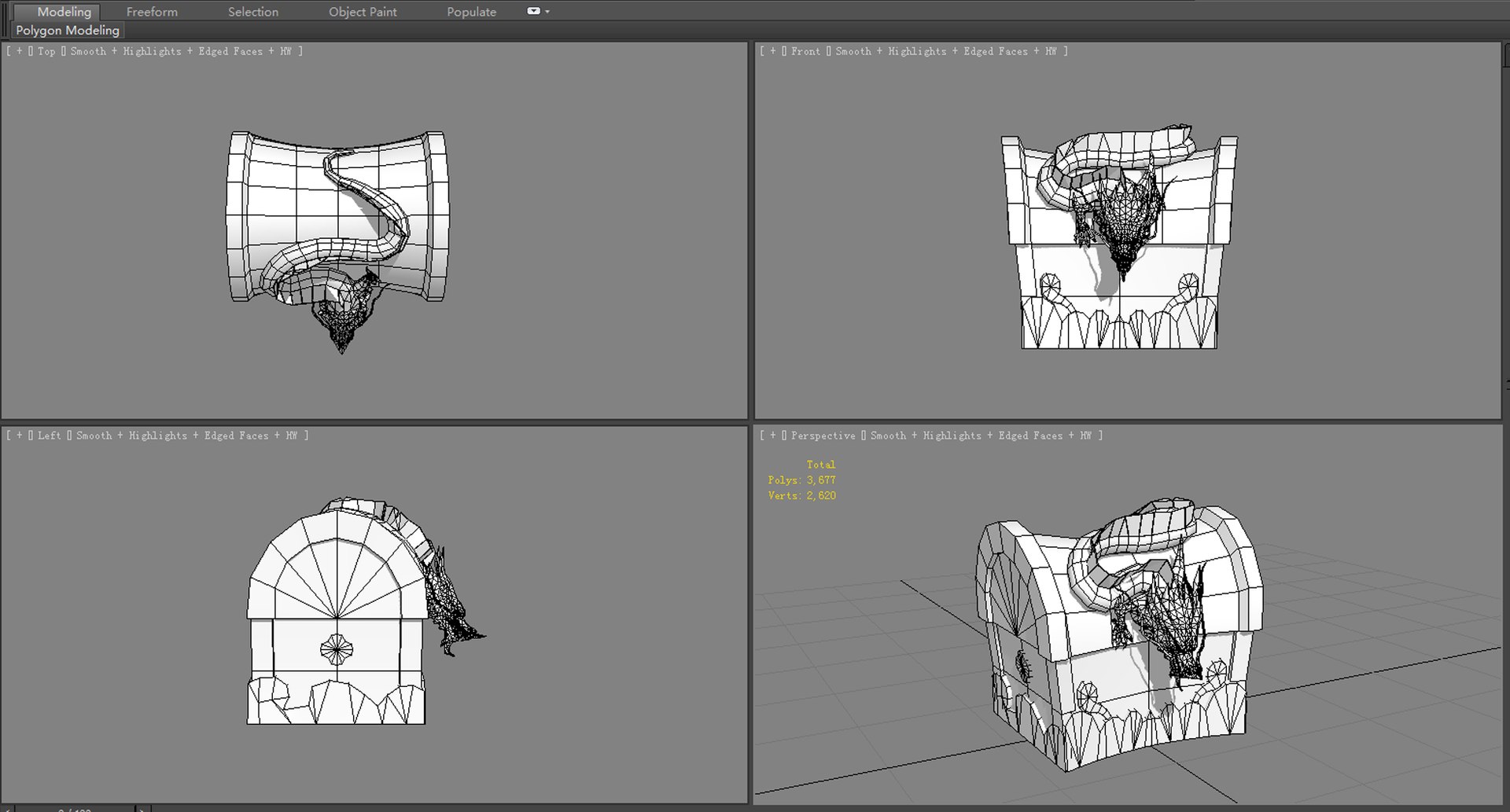 Treasure Chest Dragon 3D Model - TurboSquid 1702919