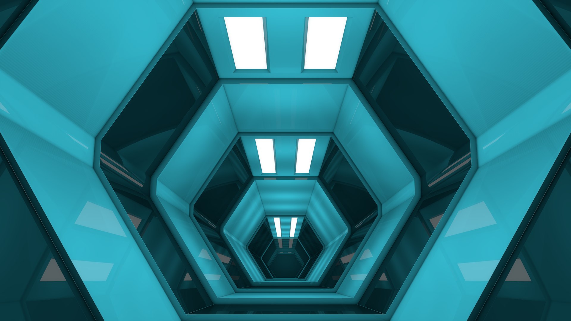 3D Sci Fi Tunnel Model - TurboSquid 2513120