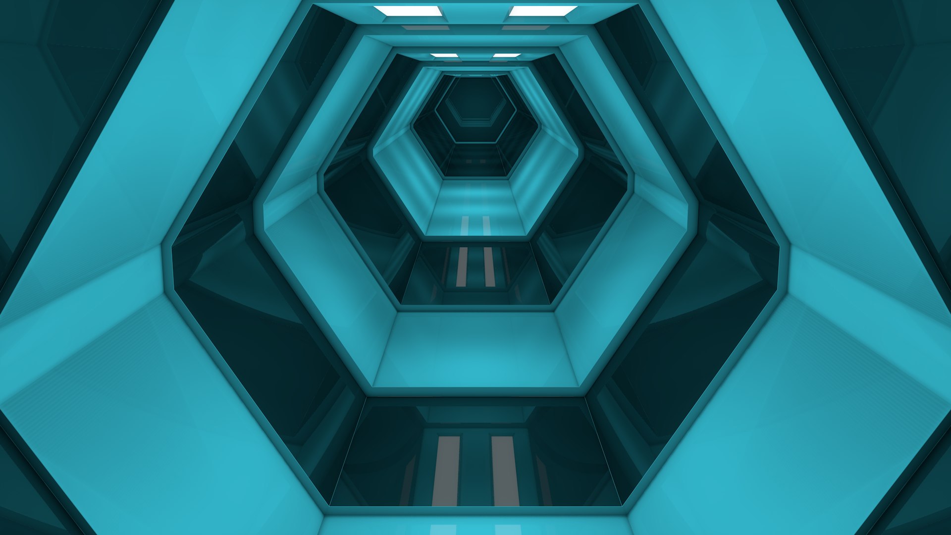 3D Sci Fi Tunnel Model - TurboSquid 2513120