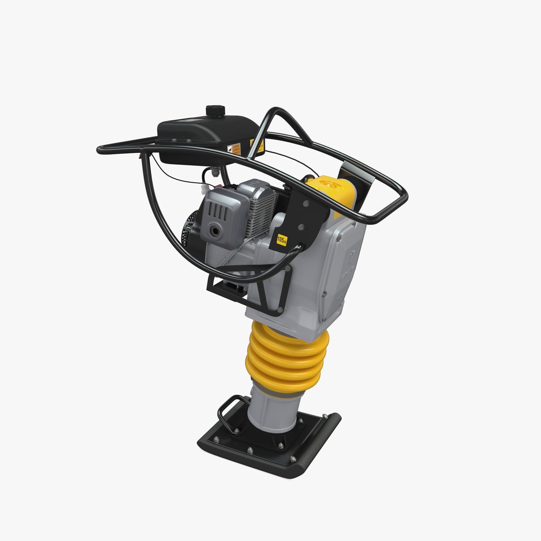 Tamping Rammer 3d Obj