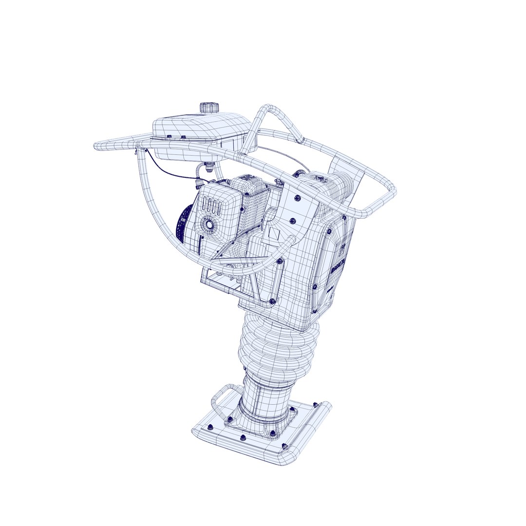 Tamping Rammer 3d Obj