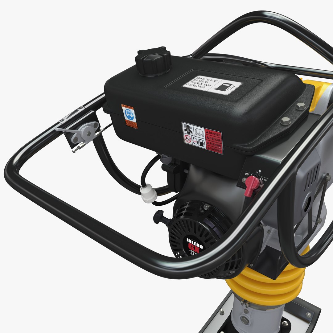 Tamping Rammer 3d Obj
