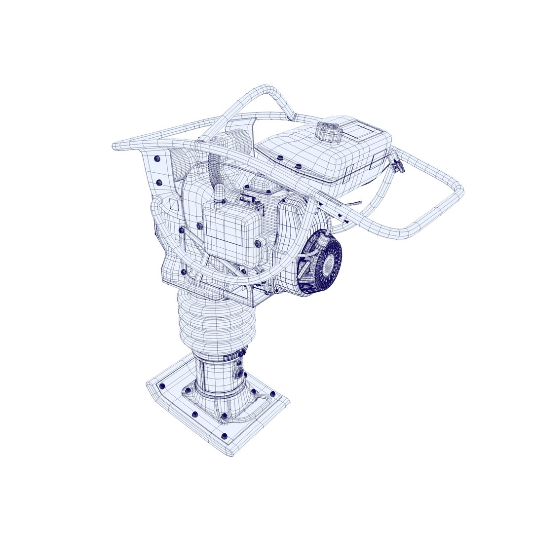 Tamping Rammer 3d Obj