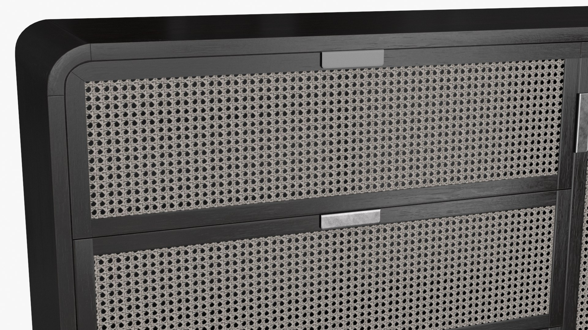 Anaise Cane 3 Drawer Chest 3D Model - TurboSquid 2316496