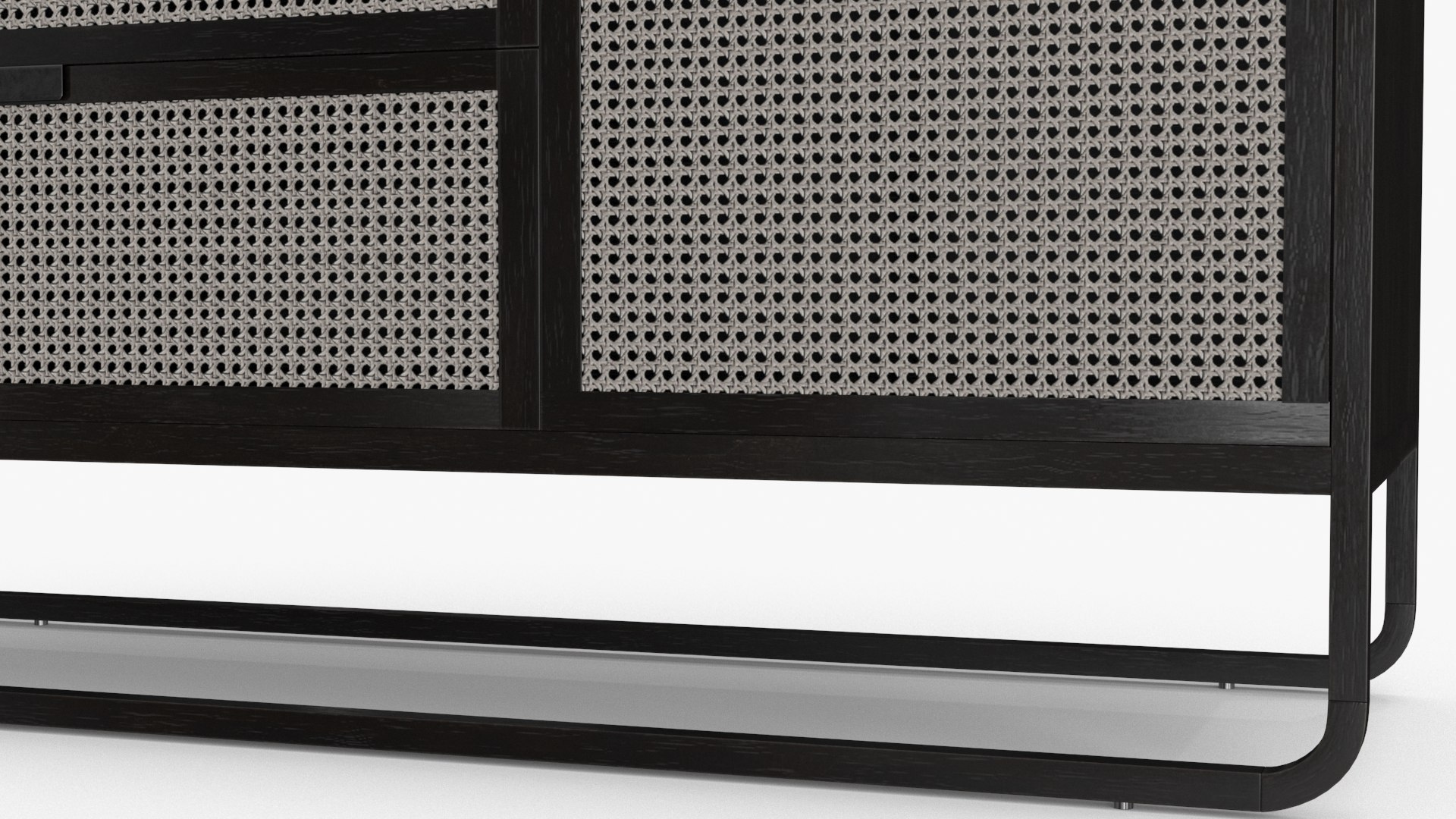 Anaise Cane 3 Drawer Chest 3D Model - TurboSquid 2316496