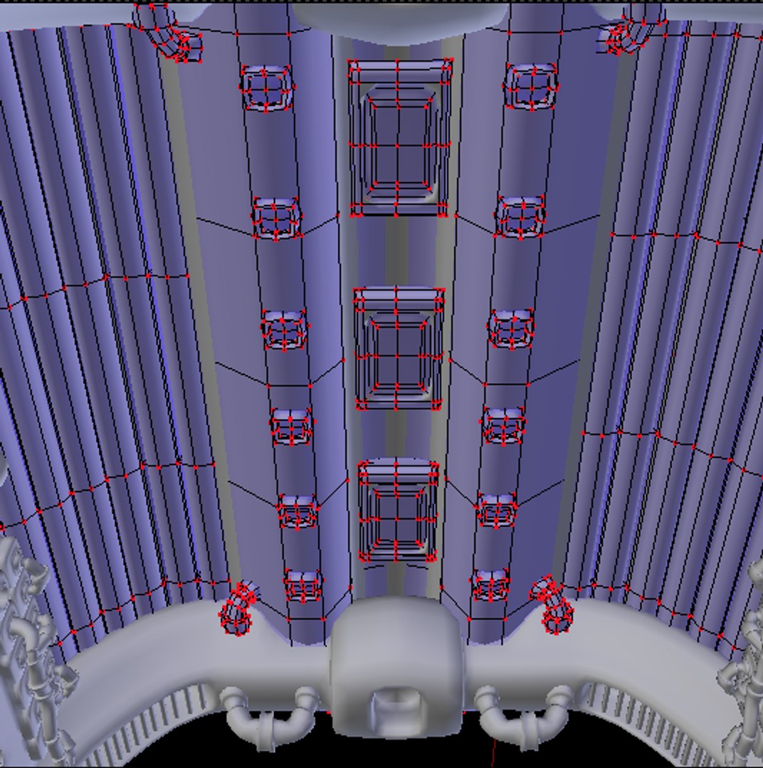 hallway corridor panels 3d model