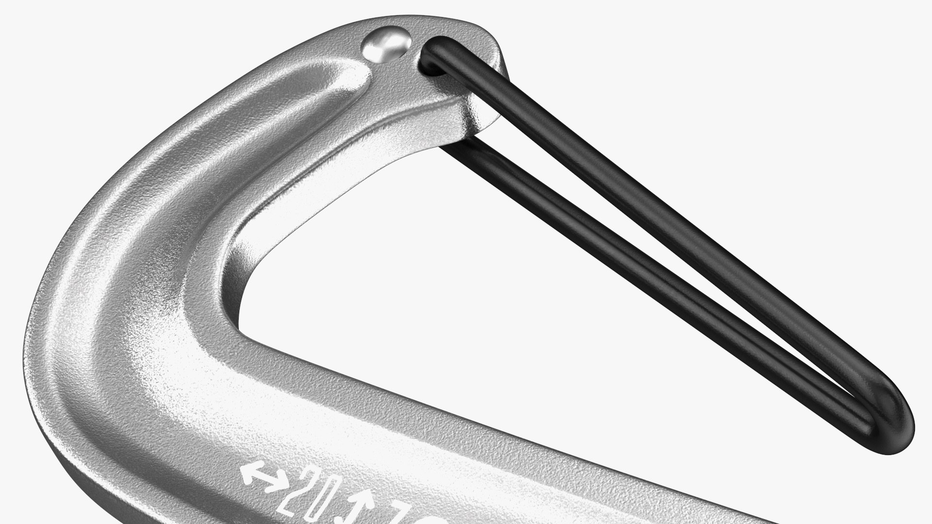 3D Black Diamond MiniWire Carabiner Open Grey - TurboSquid 1836537