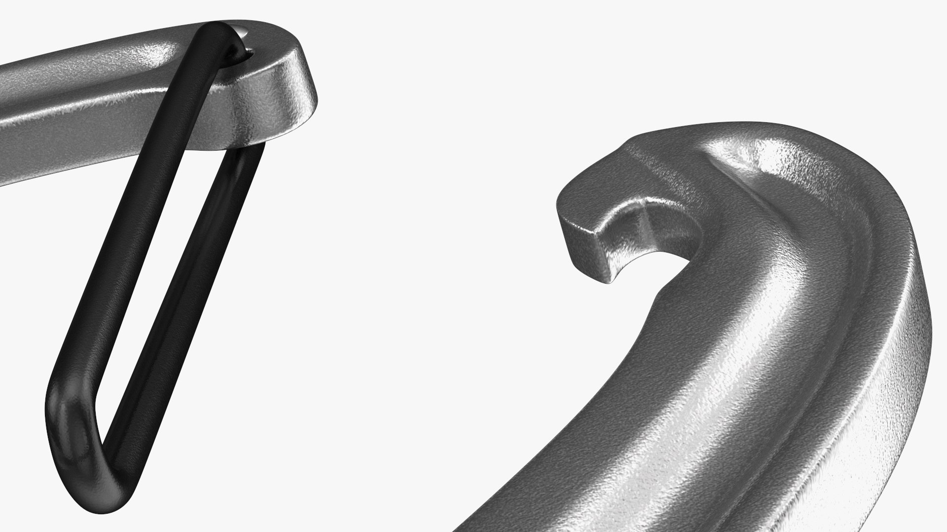 3D Black Diamond MiniWire Carabiner Open Grey - TurboSquid 1836537