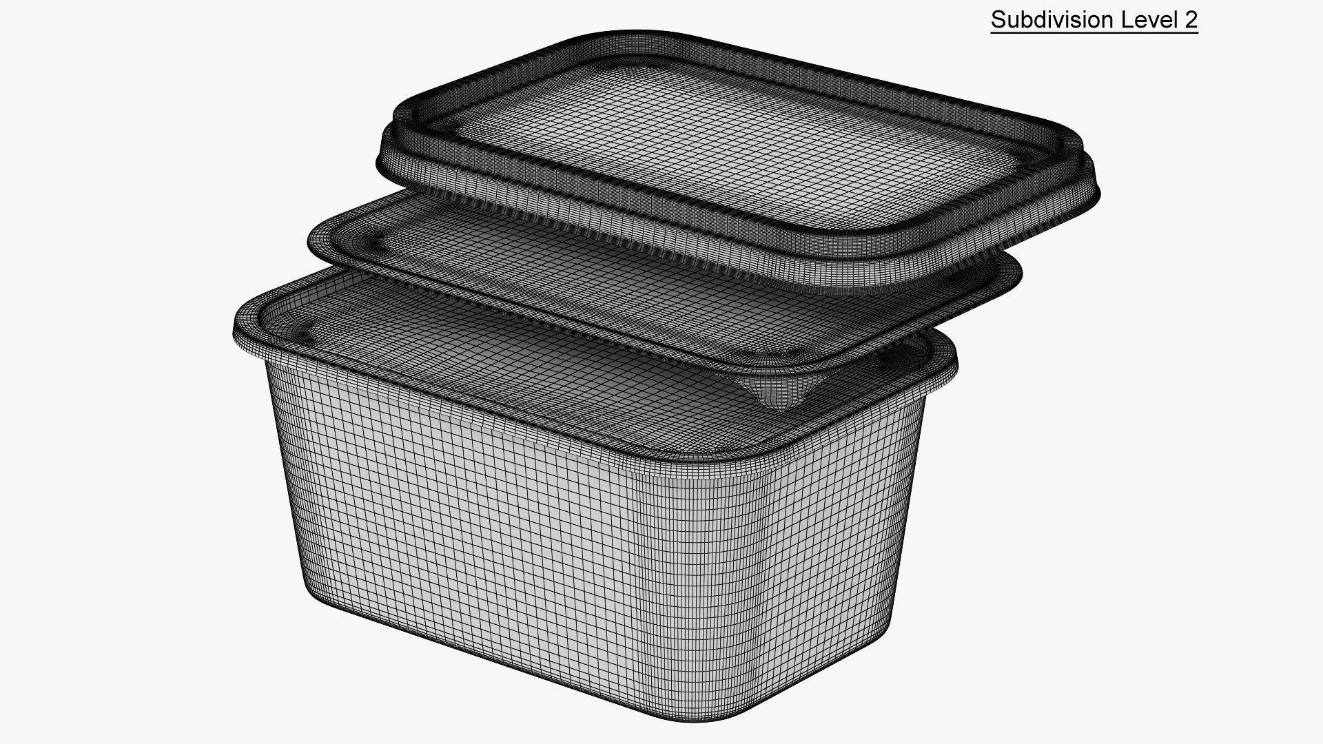 3D Food Container 04 model - TurboSquid 1799314