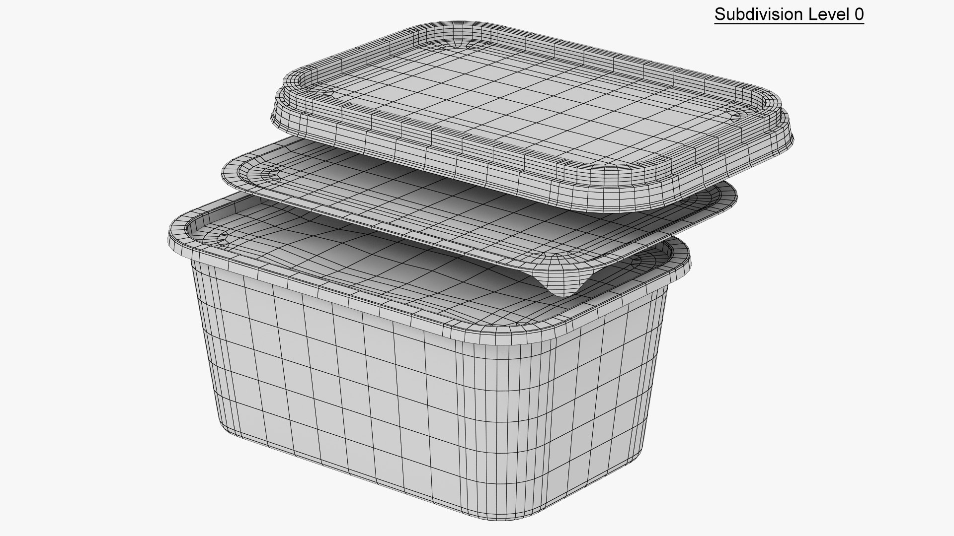 3D Food Container 04 model - TurboSquid 1799314