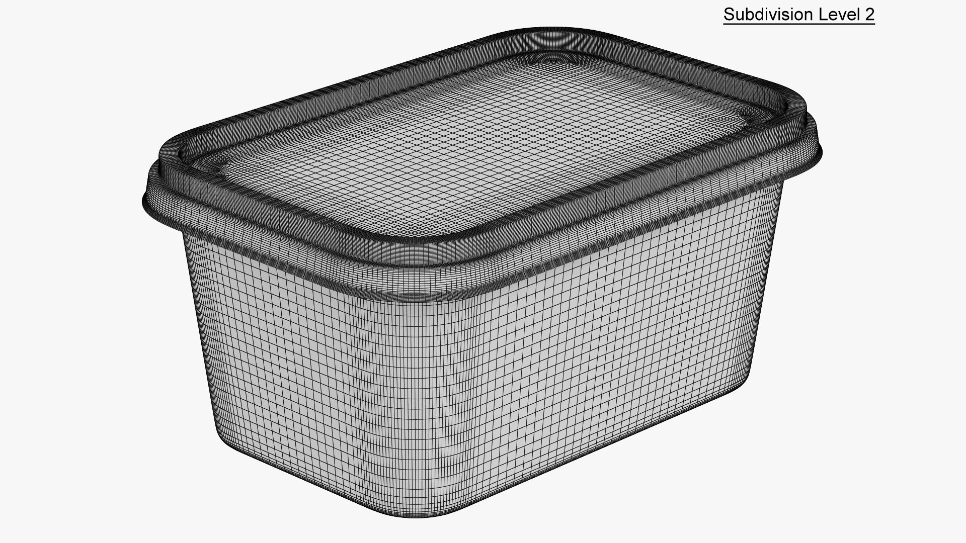 3D Food Container 04 model - TurboSquid 1799314