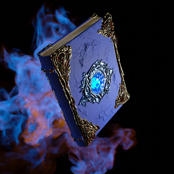 3D Blue Spellbook - TurboSquid 1960560