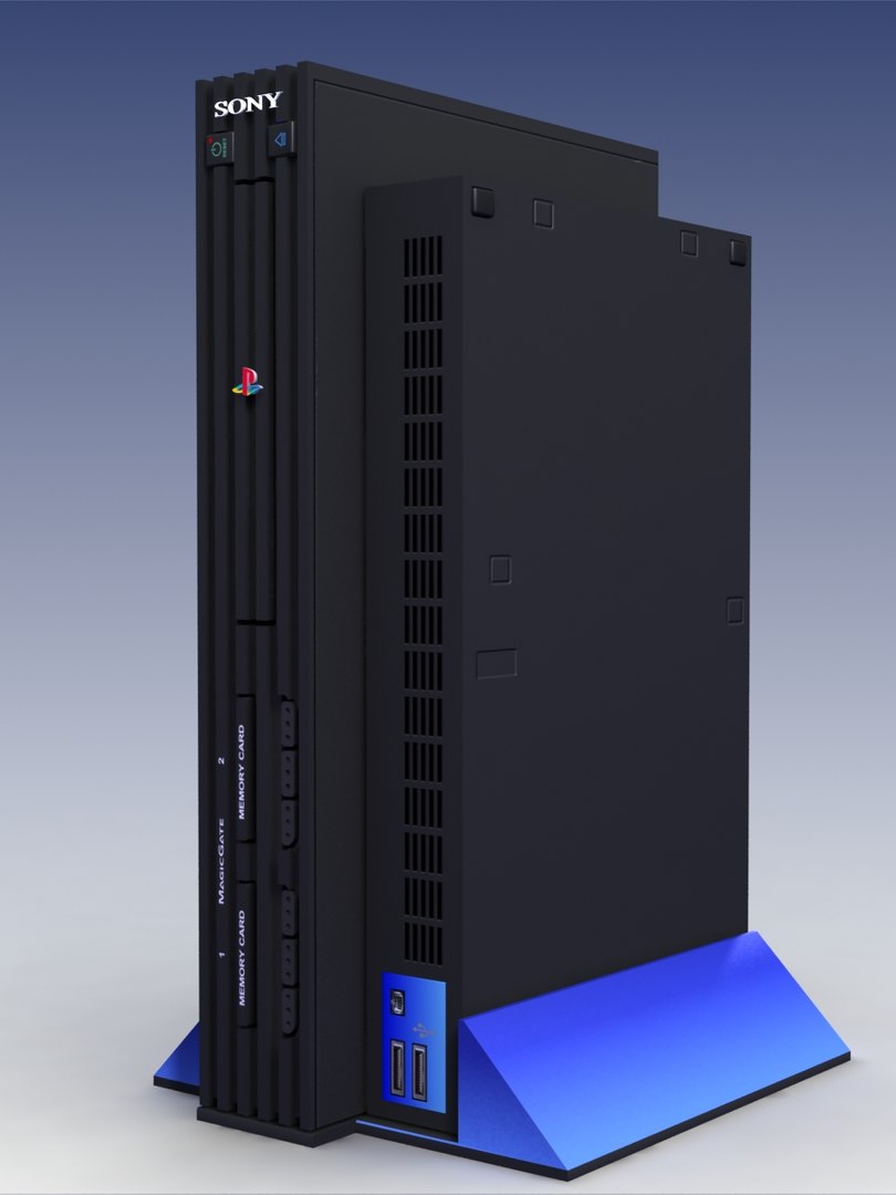 3d Playstation 2 Video Model