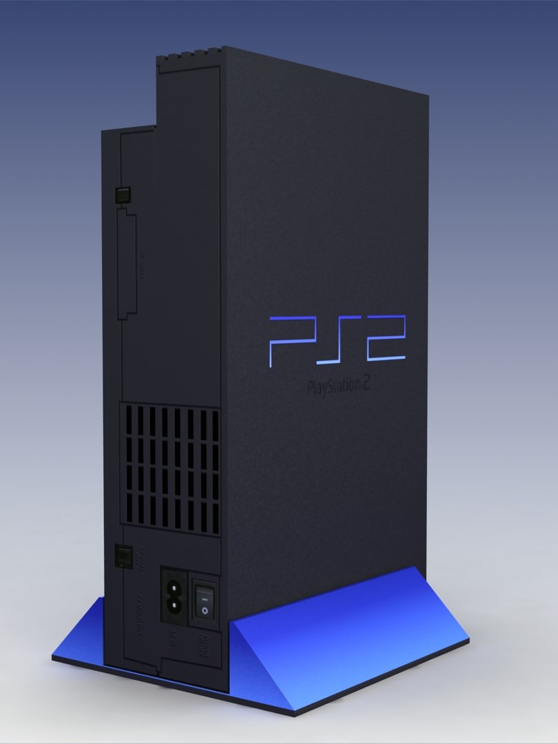3d Playstation 2 Video Model