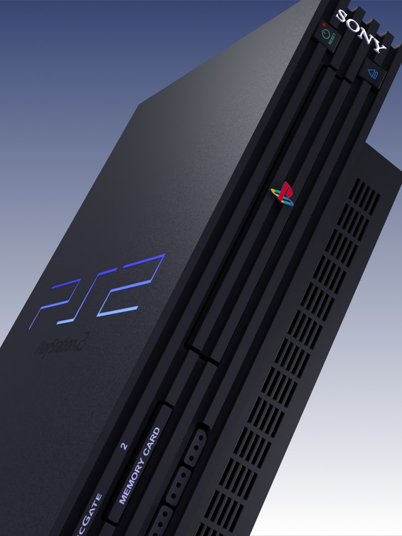 3d Playstation 2 Video Model