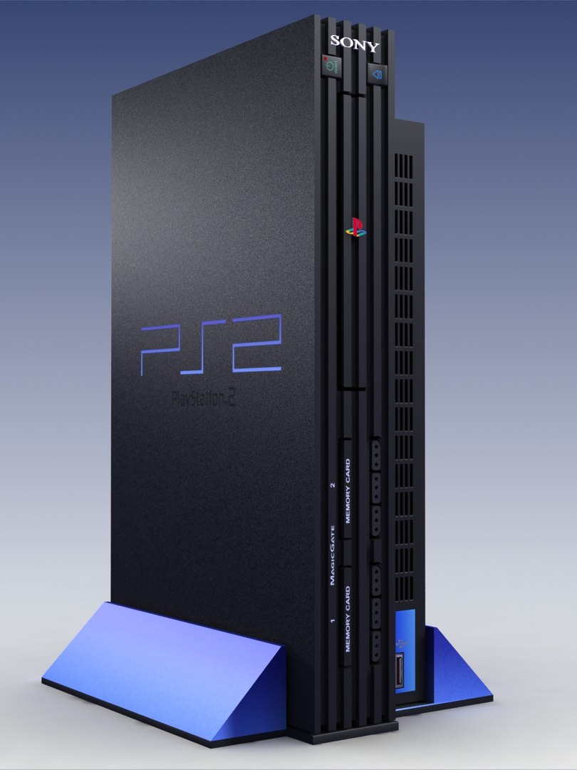 3d Playstation 2 Video Model