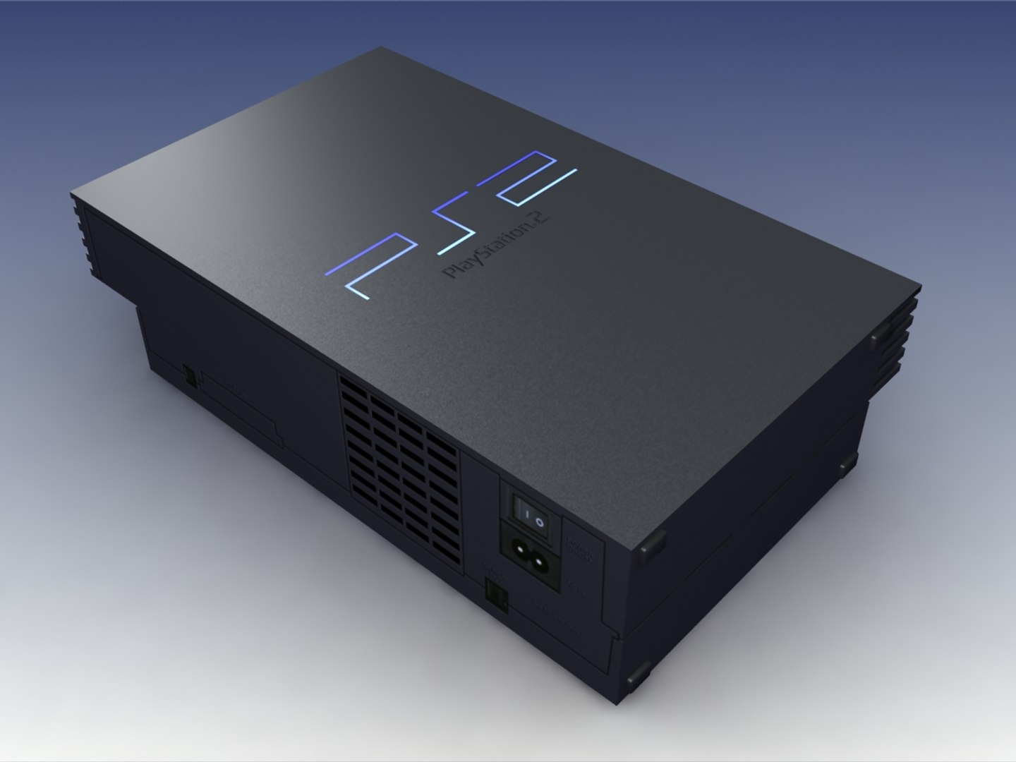 3d Playstation 2 Video Model