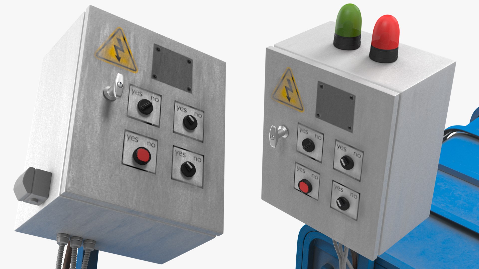 Greyhound Racing Starting Boxes 4 Doors 3D Model - TurboSquid 1941682