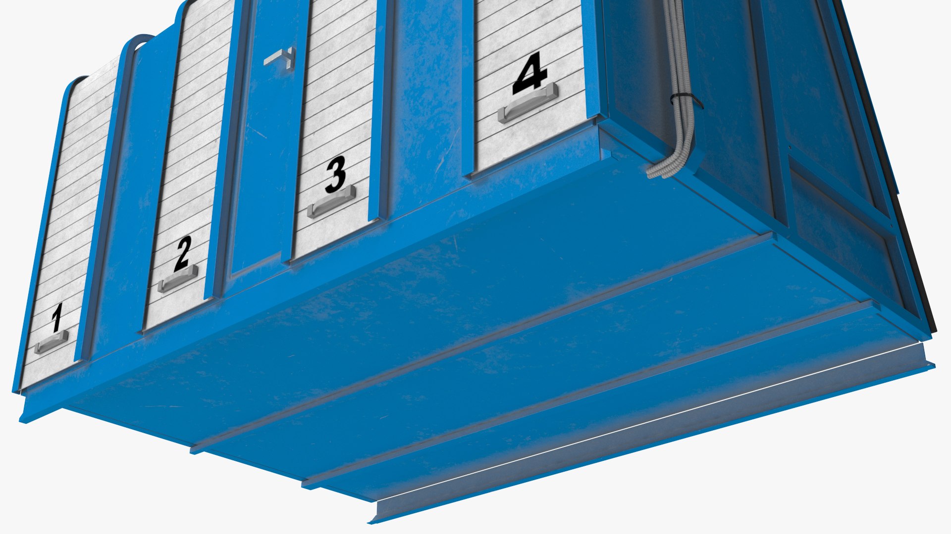 Greyhound Racing Starting Boxes 4 Doors 3D Model - TurboSquid 1941682