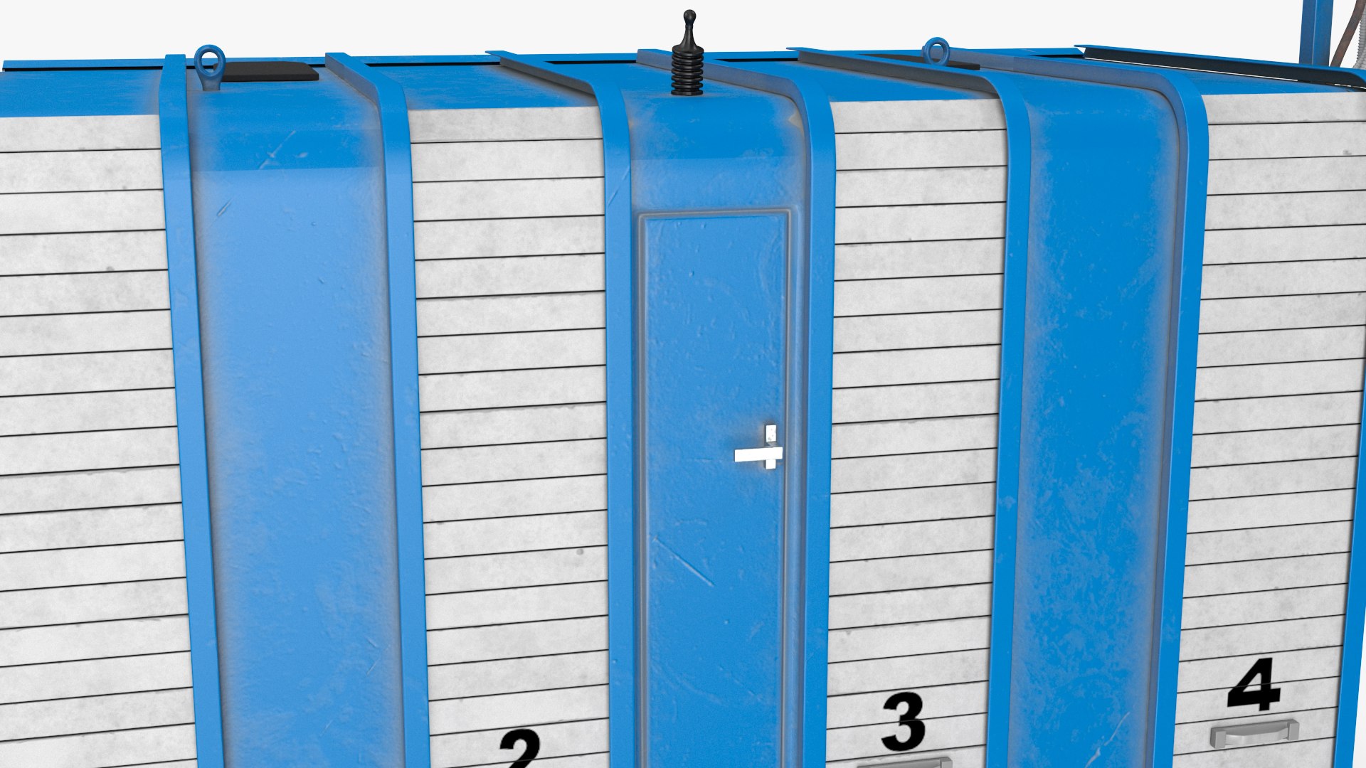 Greyhound Racing Starting Boxes 4 Doors 3D Model - TurboSquid 1941682