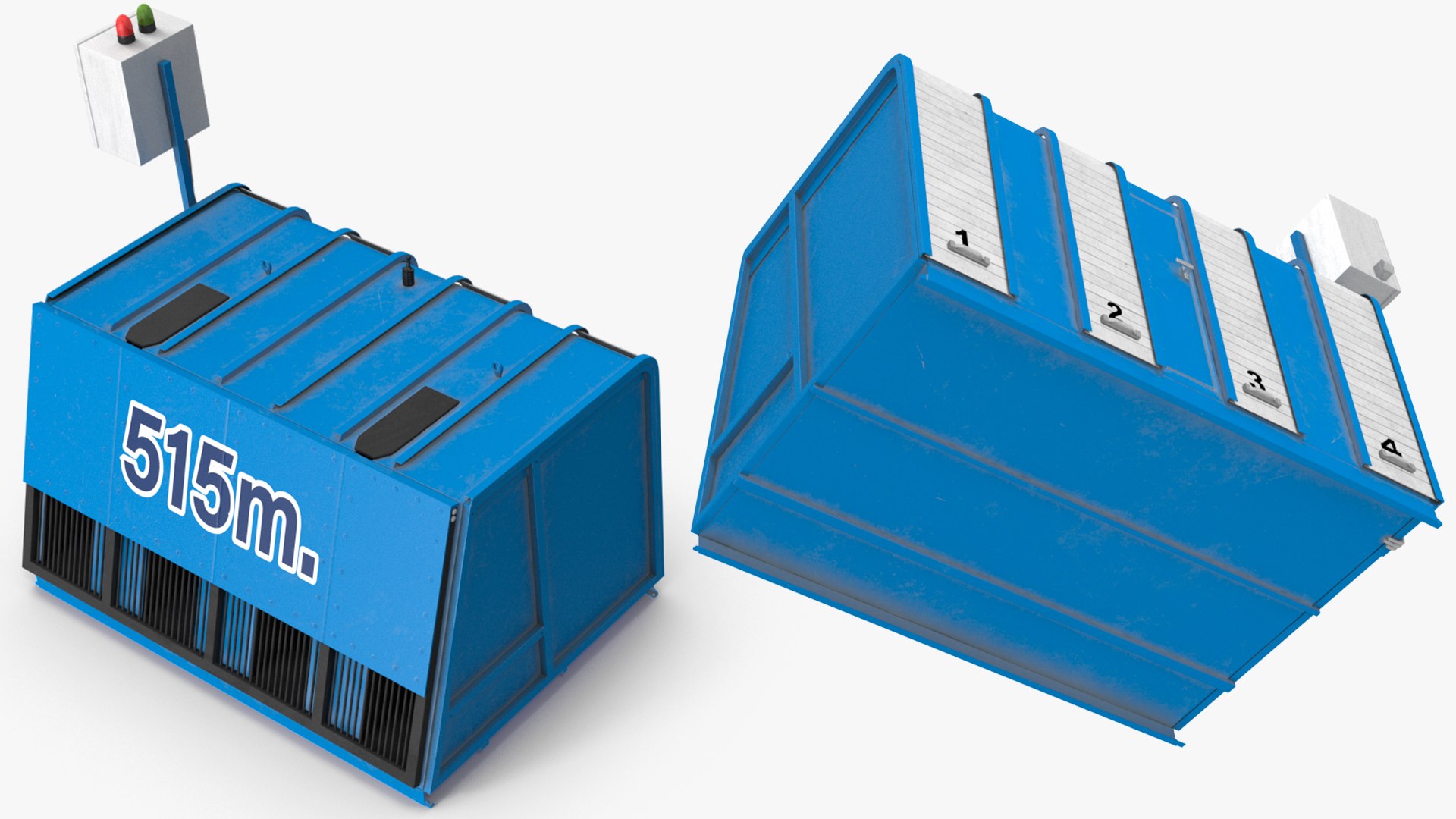 Greyhound Racing Starting Boxes 4 Doors 3D Model - TurboSquid 1941682