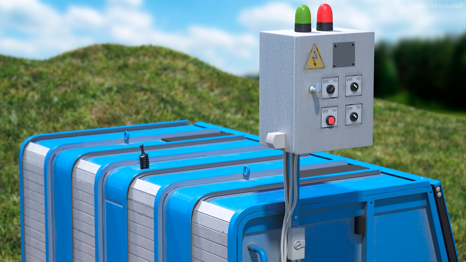 Greyhound Racing Starting Boxes 4 Doors 3D Model - TurboSquid 1941682