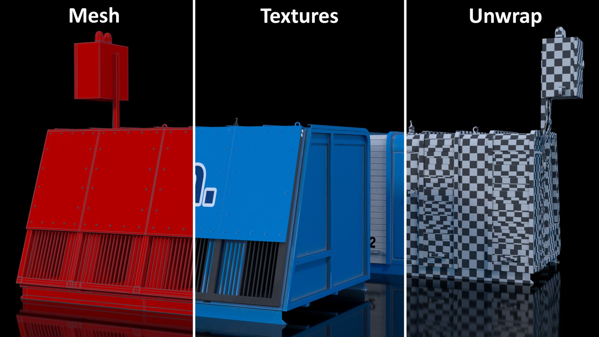 Greyhound Racing Starting Boxes 4 Doors 3D Model - TurboSquid 1941682