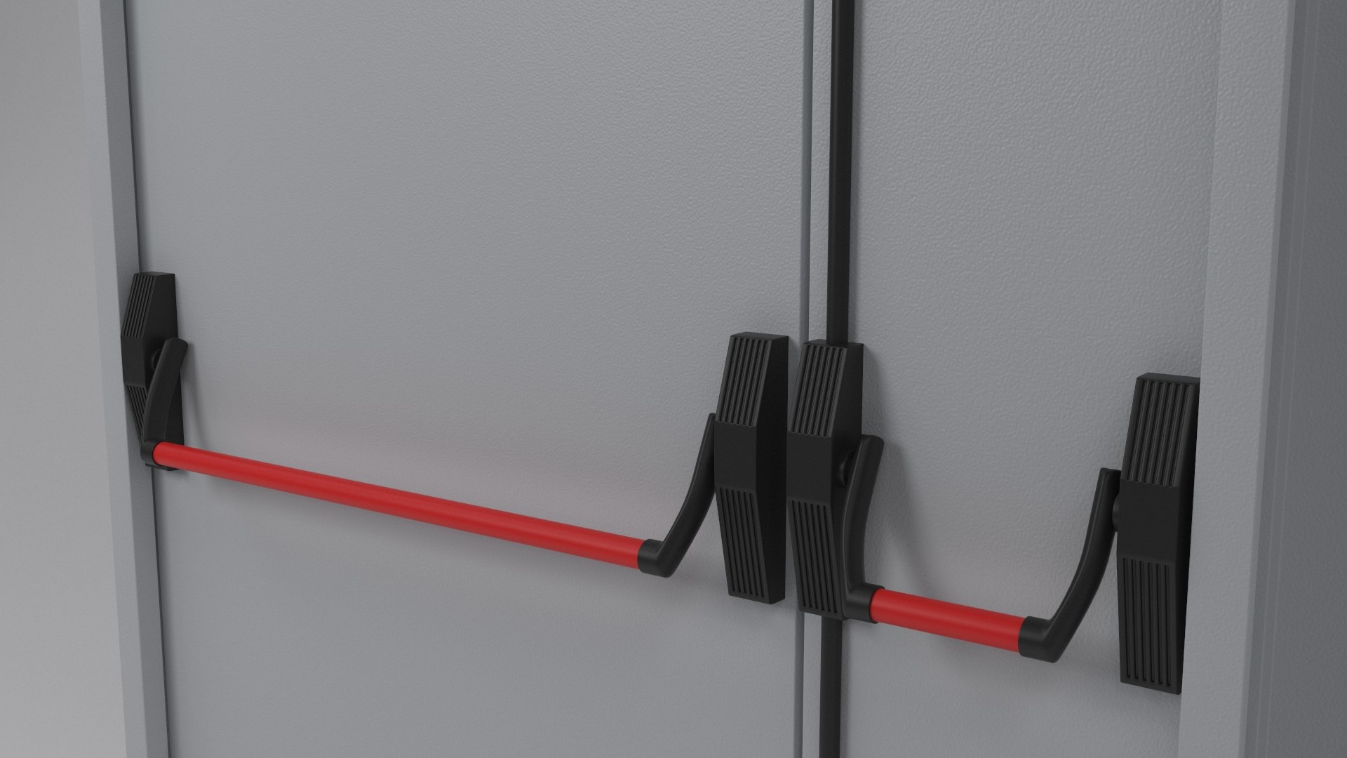 Fire Double Door With Handle Push Anti-panic Model - TurboSquid 1742896