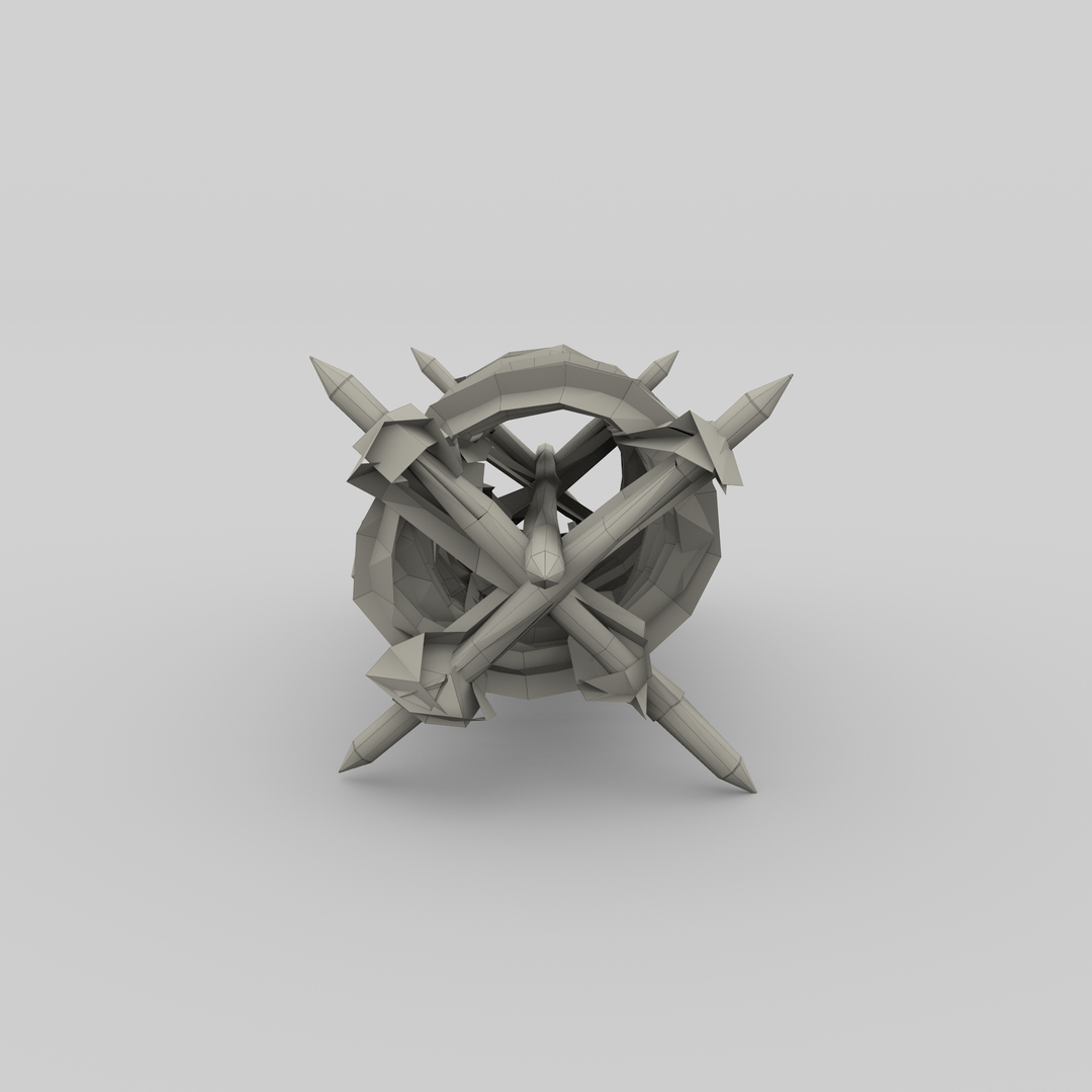 3D barbed wire obstacles - TurboSquid 1155443