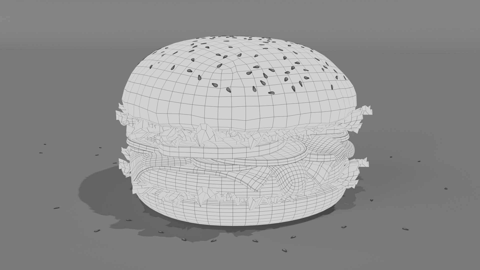 Burger 3D Model - TurboSquid 1823443