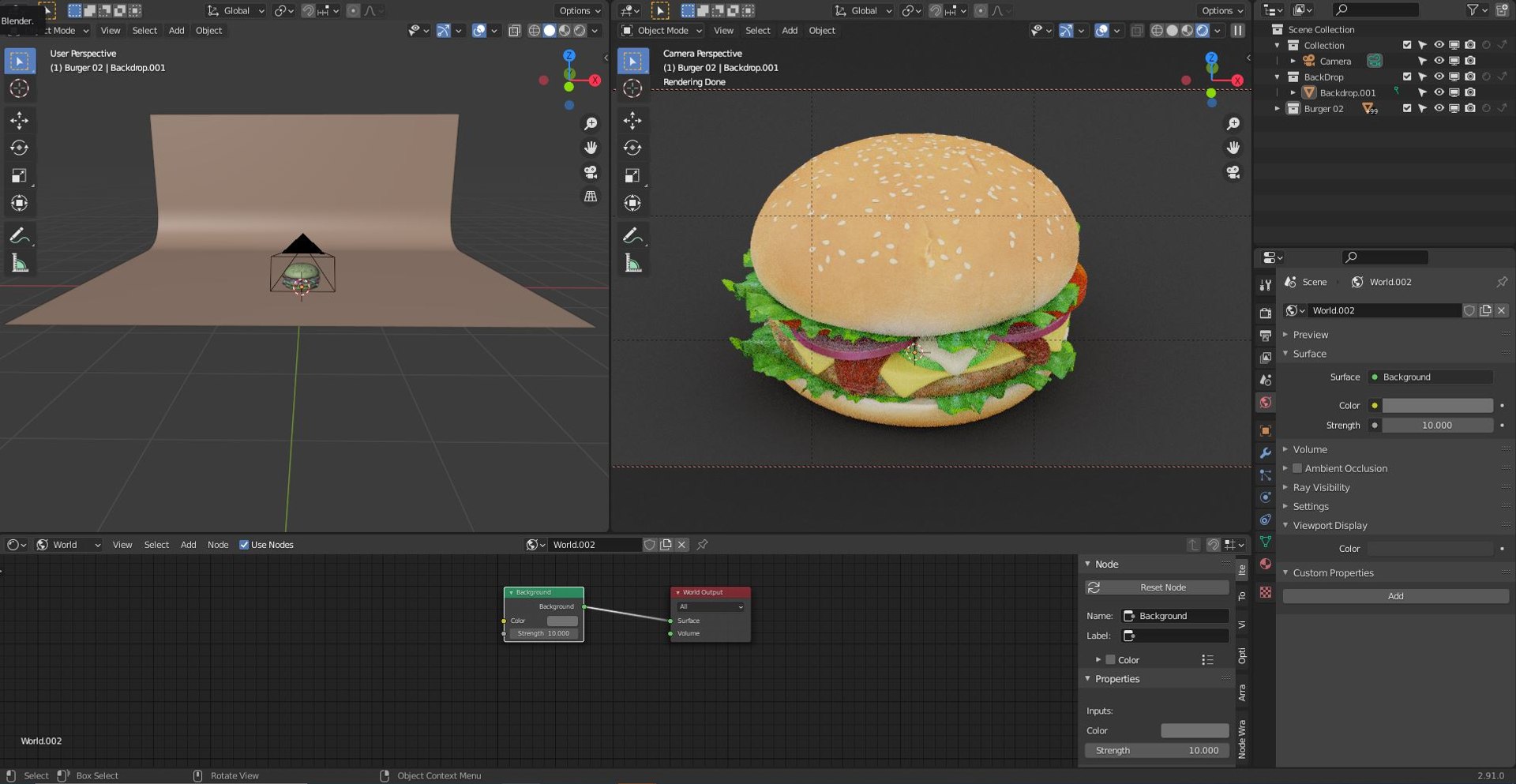 Burger 3D Model - TurboSquid 1823443