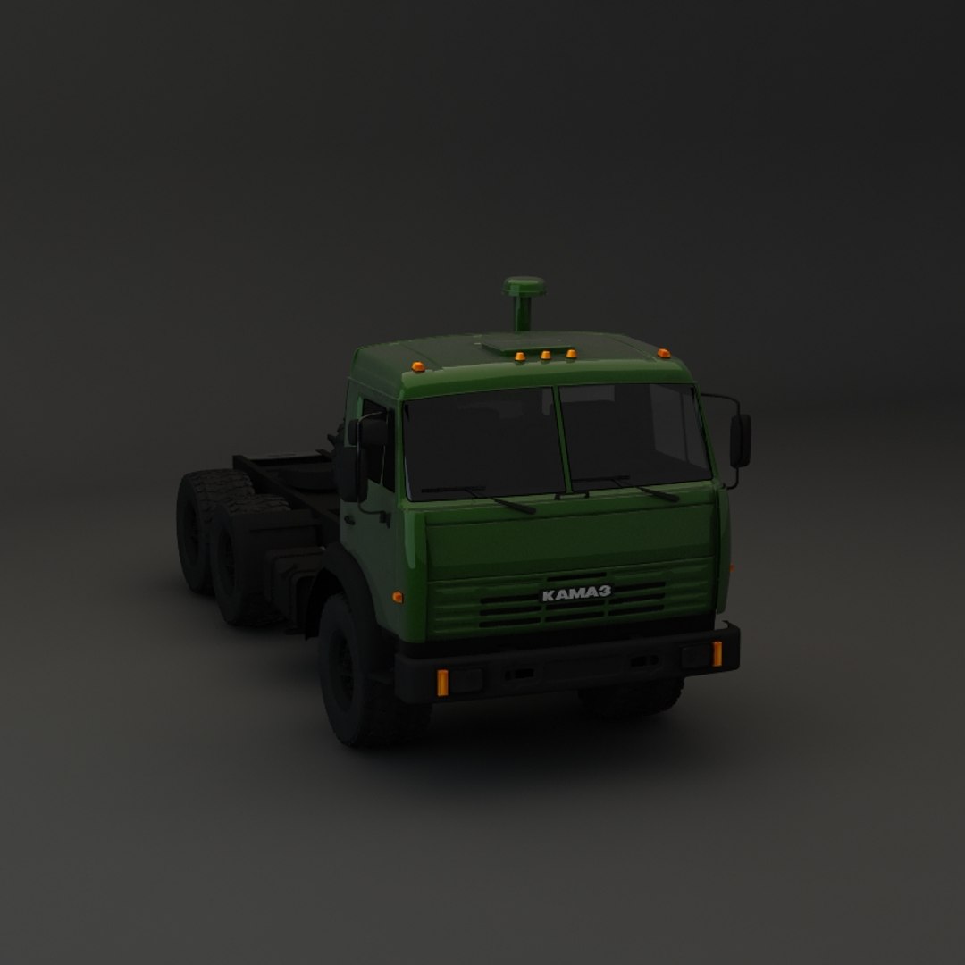 3d Kamaz Maz Model