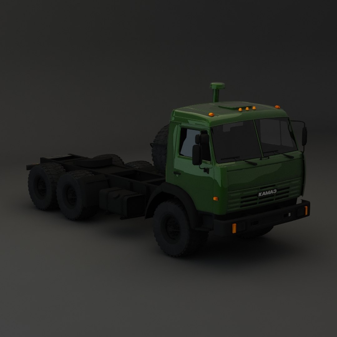 3d Kamaz Maz Model