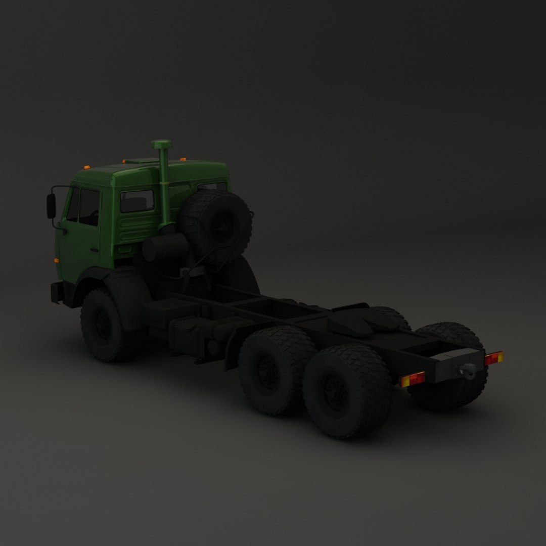 3d Kamaz Maz Model