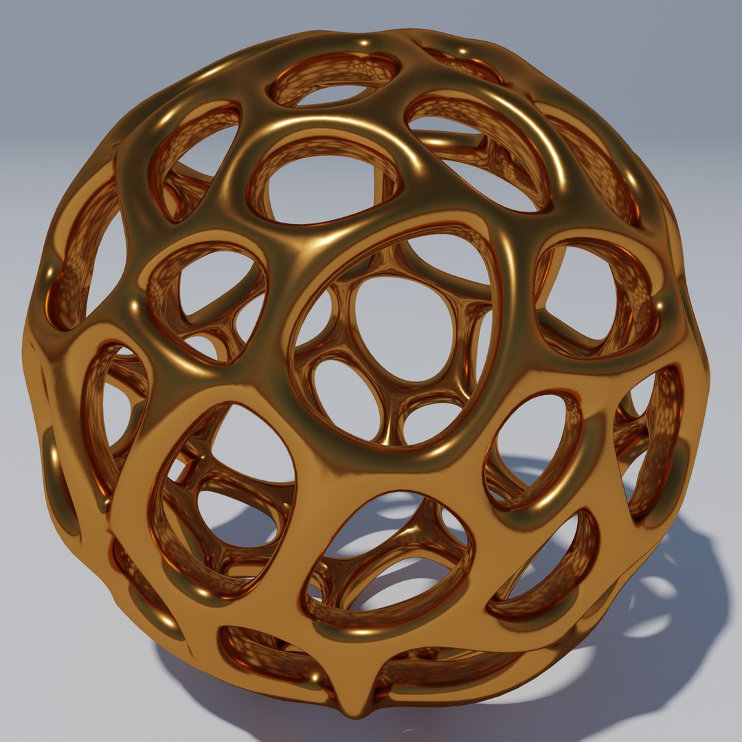 3D Model Voronoi Ball - Procedural - TurboSquid 1894611