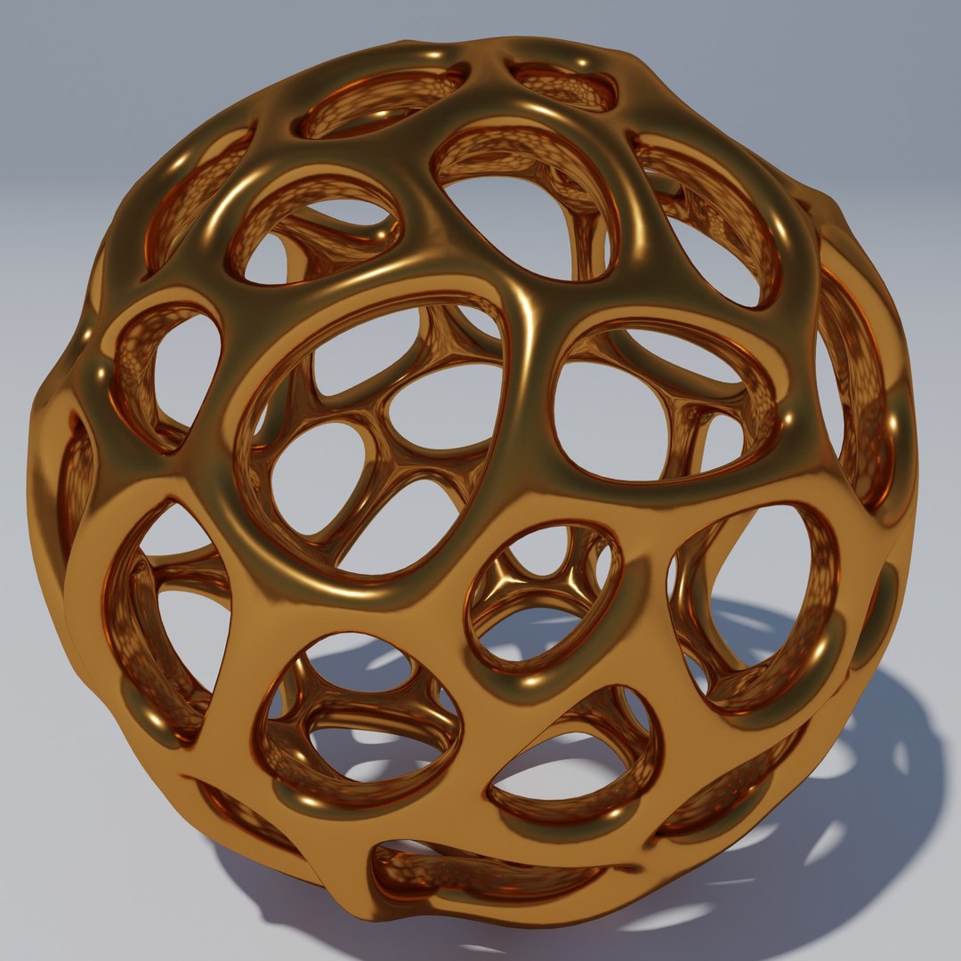 3D Model Voronoi Ball - Procedural - TurboSquid 1894611