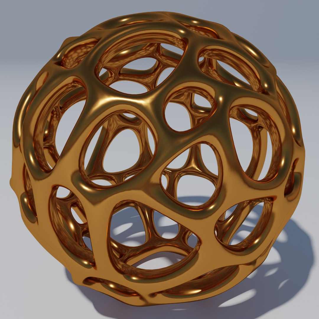 3D Model Voronoi Ball - Procedural - TurboSquid 1894611