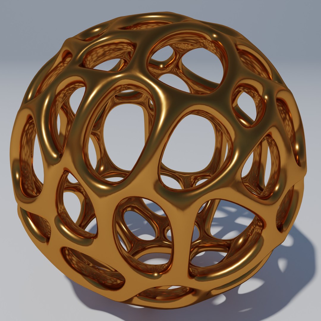 3D Model Voronoi Ball - Procedural - TurboSquid 1894611