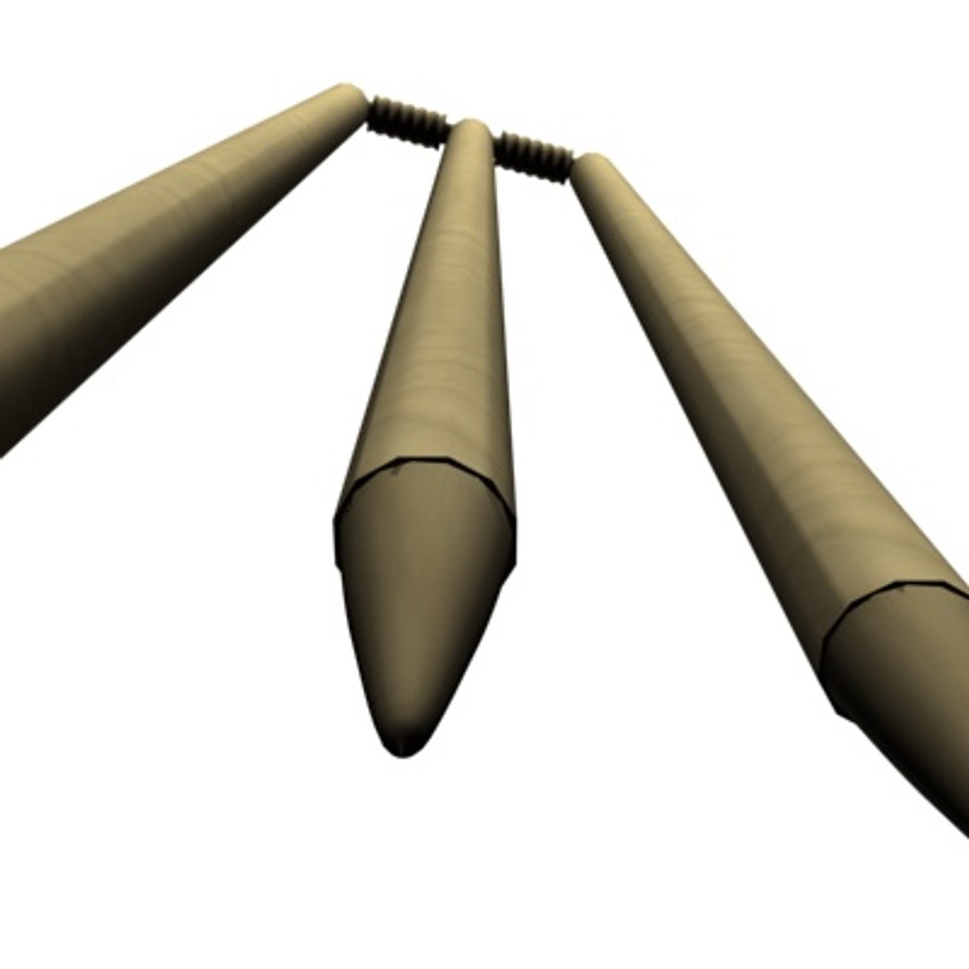 Cricket Stumps 3d Model