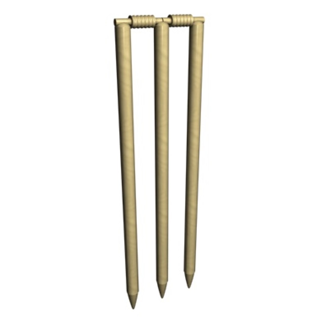 Cricket Stumps 3d Model