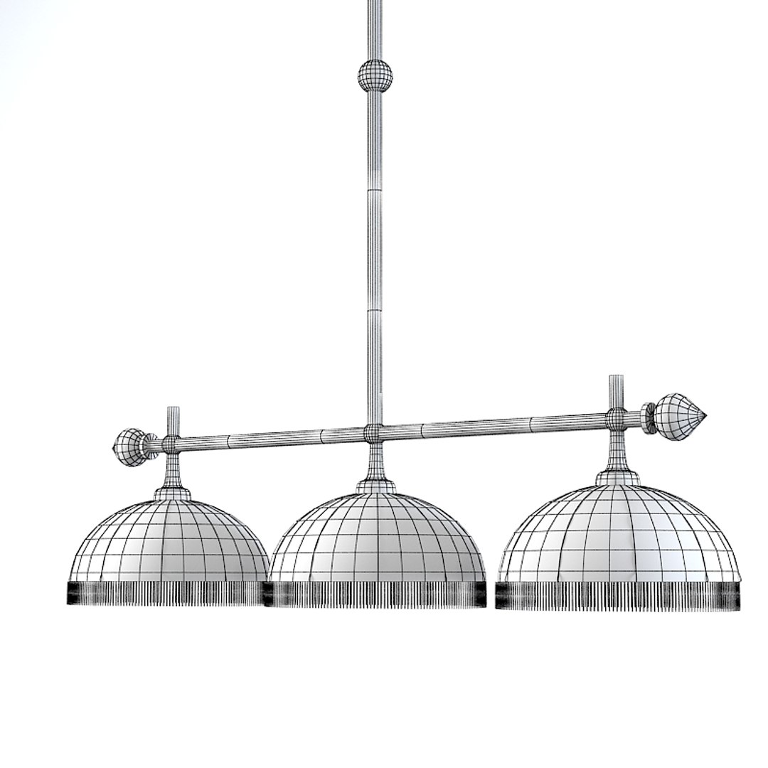 Pool Table Light 3d Model